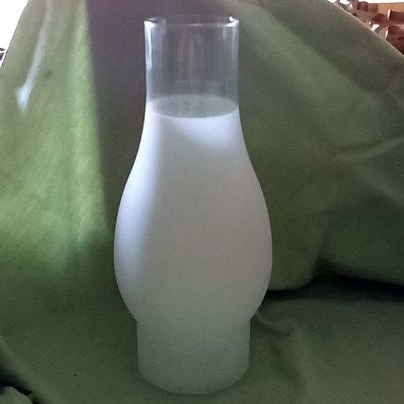 Accents | Very Nice Frosted Oil Lamp Chimney | Poshmark